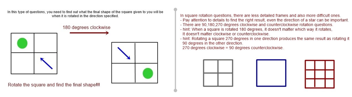Square Rotation - testaviation for ATC, Pilot candidates